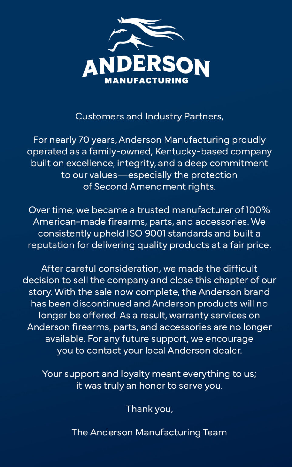 Anderson MFG Closes Down! Poverty Pony 🐴 Rides into the Sunset 🌅 ...